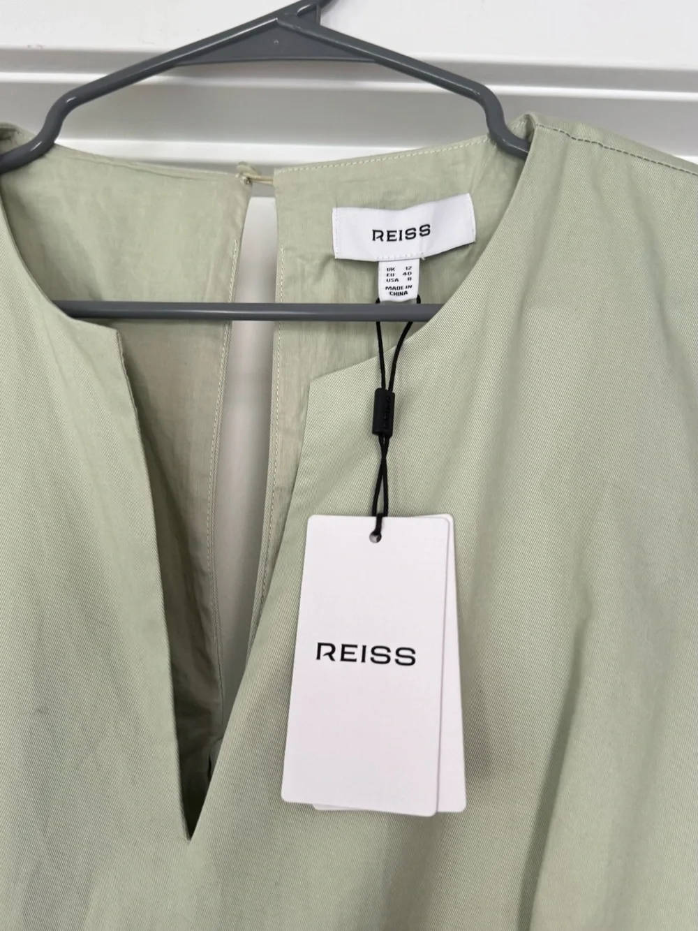 Reiss | Dresses | Reiss Midi Garden Dress With Ribbing | Poshmark